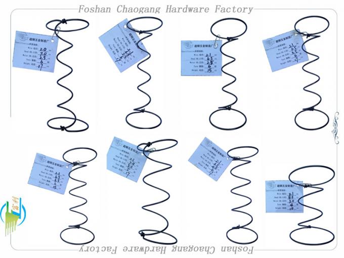 Steel Wire Mattress Spring Coil Hardware , Bonnell Upholstery Spring Units