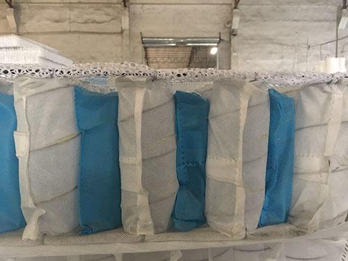 3D non-woven cover high carbon steel wire mattress independent spring unit.